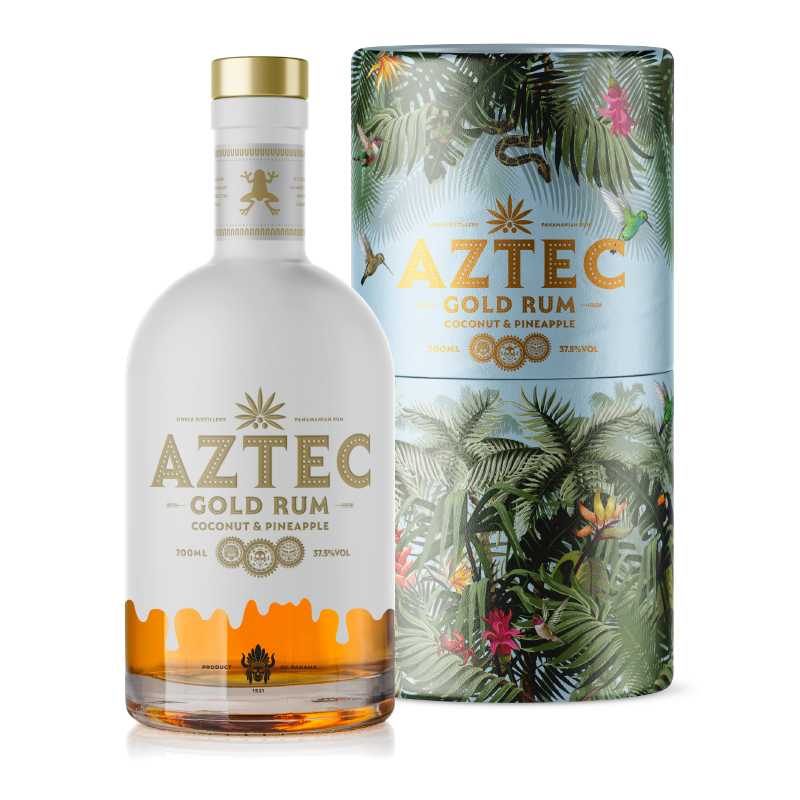 AZTEC GOLD RUM: COCONUT AND PINEAPPLE – Aztec Gold Rum