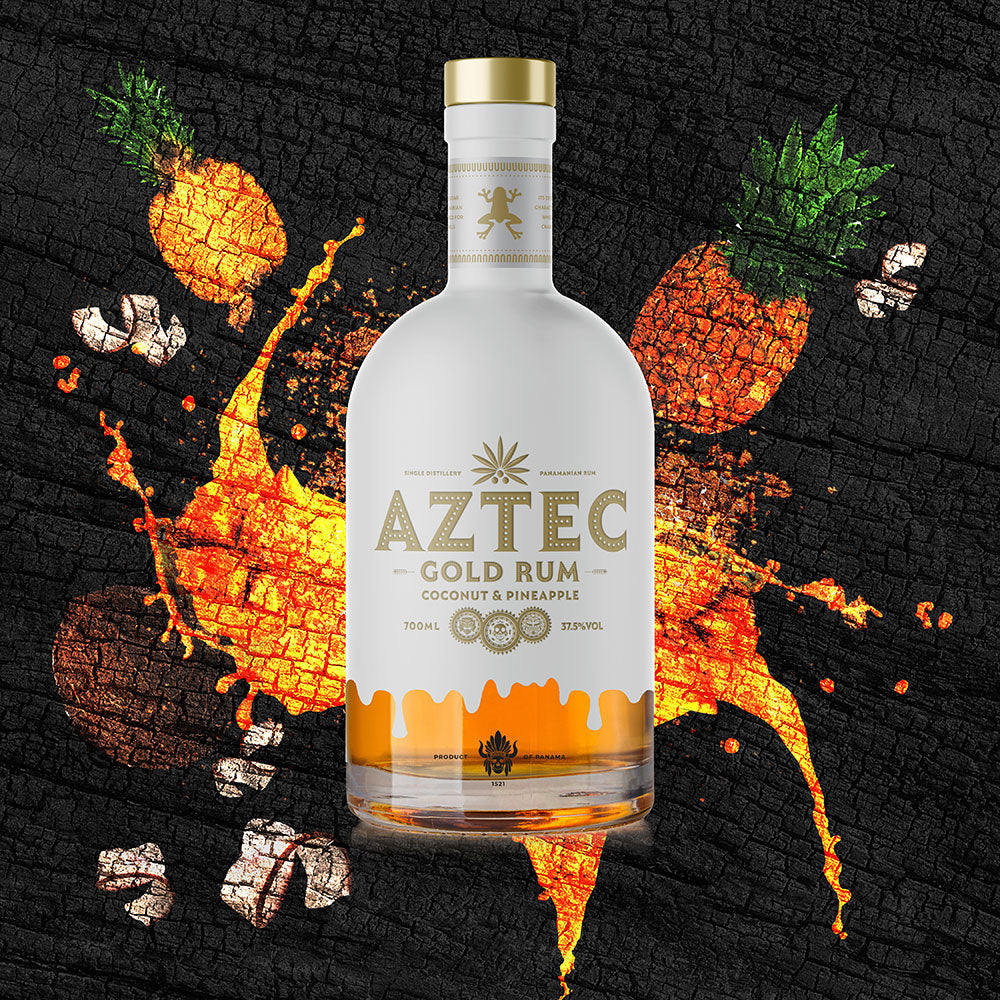 AZTEC GOLD RUM: COCONUT AND PINEAPPLE – Aztec Gold Rum