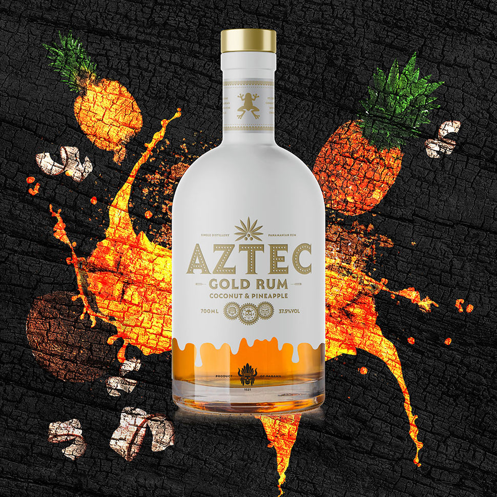 AZTEC GOLD RUM: COCONUT AND PINEAPPLE – Aztec Gold Rum